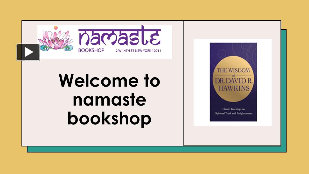 Namaste Bookshop presentation | free to download