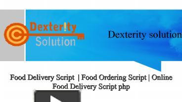 Food Delivery Script | Food Ordering Script | Online Food Delivery ...