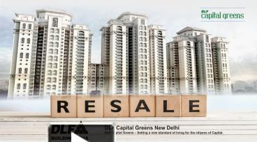 PPT – Dlf Capital Greens New Delhi (1) PowerPoint presentation | free ...