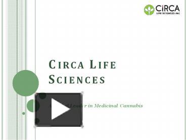 PPT – Circa Life Sciences Presentation_June 2018 PowerPoint ...