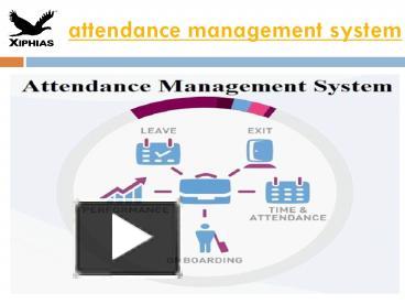 attendance management system presentation | free to download