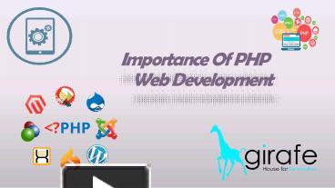 importance of PHP presentation | free to download