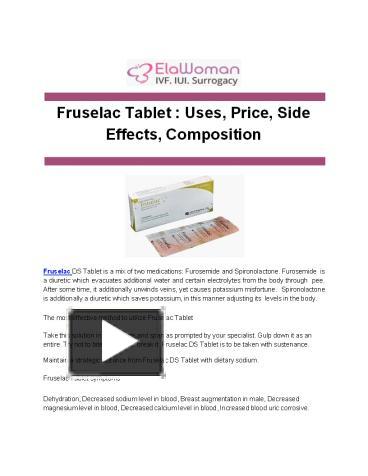 PPT – Fruselac Tablet _ Uses, Price, Side Effects, Composition ...