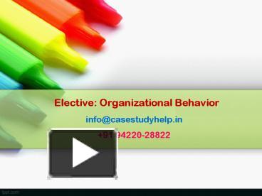 PPT – Examine the challenges and opportunities for Organizational ...