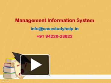 PPT – Explain MIS approach to Industry production system. PowerPoint ...