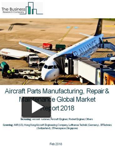 PPT – Aircraft Parts Manufacturing, Repair And Maintenance Global ...