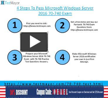 PPT – Microsoft Windows Server 2016 70-740 Practice Tests PowerPoint ...