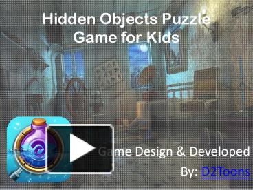Hidden Objects Puzzle Game for Kids presentation | free to download