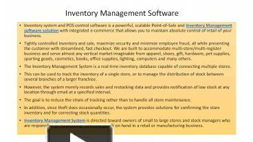 Inventory Management Software , Inventory Management Solutions ...