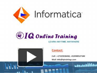 Informatica basics for beginners | Informatica ppt presentation | free ...