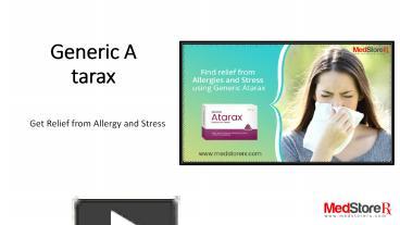PPT – Generic Atarax for allergy and stress relief PowerPoint ...