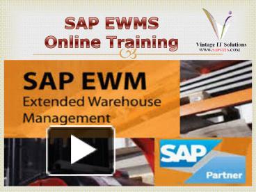 SAP EWM Tutorial PPT presentation | free to download