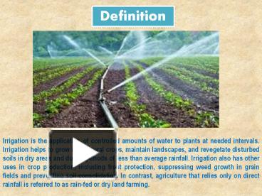 PPT – Sprinkler System San Antonio Drip Irrigation Pools PowerPoint ...