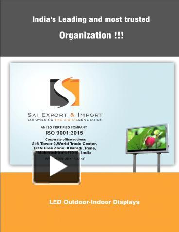 PPT – led display board PowerPoint presentation | free to download - id ...