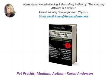 PPT – Animal Communication Expert & Medium PowerPoint presentation ...