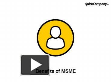 Importance of MSME presentation | free to download