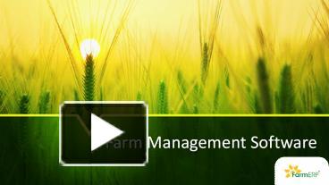 Farm Management Software-FarmERP presentation | free to download