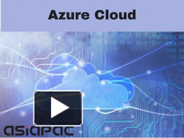 Azure Cloud presentation | free to download