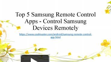 Top 5 Samsung Remote Control Apps - Control Samsung Devices Remotely ...