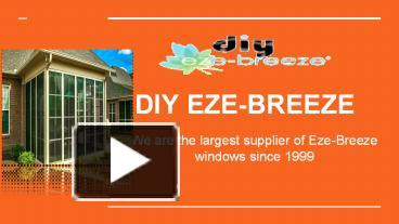 Eze Breeze Cabana Door – DIY Eze-Breeze presentation | free to download