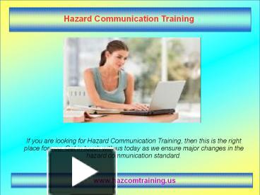 PPT – Hazard Communication Training PowerPoint presentation | free to ...