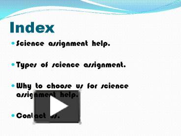 science assignment and projects help presentation | free to download