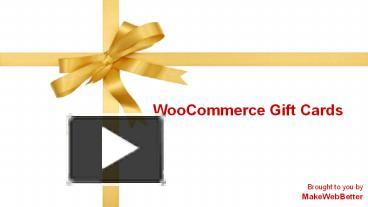 Gift Card presentation | free to download