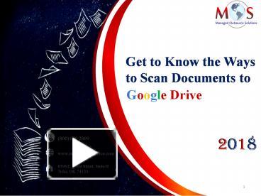 PPT – Get to Know the Ways to Scan Documents to Google Drive PowerPoint ...