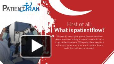 Improve Patient Flow presentation | free to download