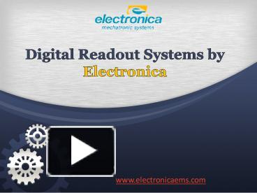 Digital Readout System by Electronica presentation | free to download