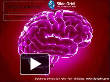 Brain Stimulation PowerPoint Template - SlideOrbit.com presentation ...