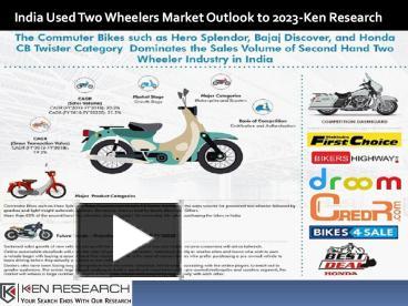 Used Two Wheelers Future Outlook India-Ken Research presentation | free ...