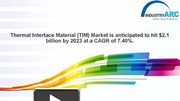 Thermal Interface Material (TIM) Market is anticipated to hit $2.1 ...