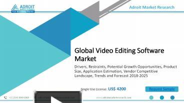 Video Editing Software Market: Global Industry Size, Share, Outlook ...