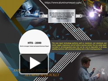 PPT – Aluminum tig rod: Aluminumrepair.com PowerPoint presentation ...
