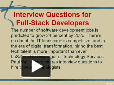 PPT – Full Stack Training in Hyderabad | Full Stack Online Training ...