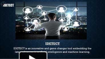 Services offered by IDETECT presentation | free to download