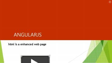 PPT – Angular js (1) PowerPoint presentation | free to download - id ...