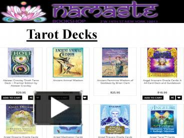 Tarot Deck presentation | free to download