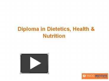 Courses in Nutrition and Dietetics , Nutrition Workshop presentation ...