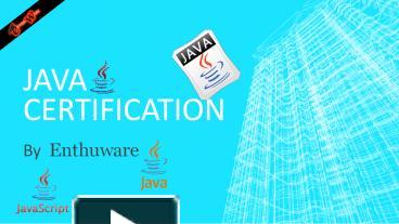 PPT – OCAJP Java Certification By Enthuware PowerPoint presentation ...