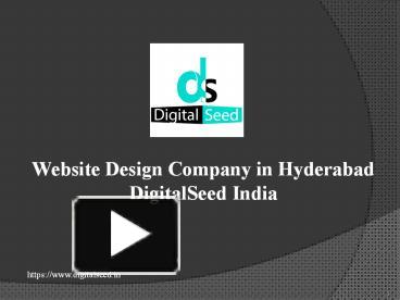 PPT – Website Design Company in Hyderabad | Web design agency in ...
