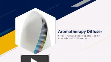 Aromatherapy Diffuser presentation | free to download