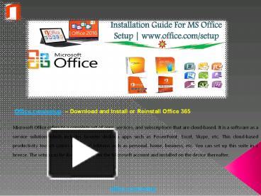 PPT – How to Download and Install or Reinstall Office 365 PowerPoint ...