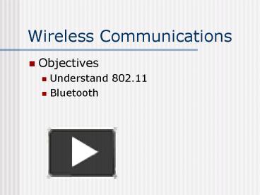 PPT – Wireless Communications PowerPoint presentation | free to view ...