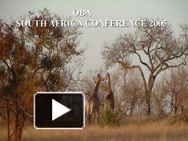 OBA presentation | free to view
