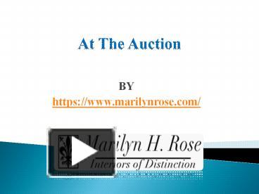 PPT – At The Auction PowerPoint presentation | free to download - id ...