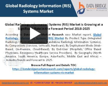 Global Radiology Information Systems (RIS) Market is Growing at a ...