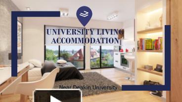 University Living Accommodations presentation | free to download