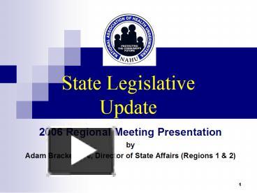PPT – State Legislative Update PowerPoint presentation | free to view ...